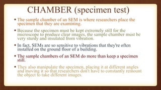 Chaitrali jadhav:- scanning electron microscope | PPT
