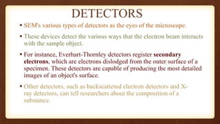 Chaitrali jadhav:- scanning electron microscope | PPT
