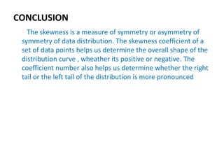 chaitra H V m.ed Skewness probability test ppt. | PPT