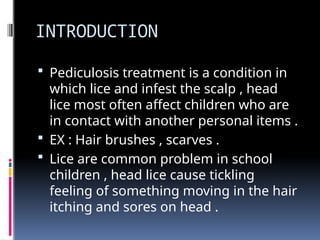 Comprehensive Guide to Pediculosis Treatment and Prevention | PPTX