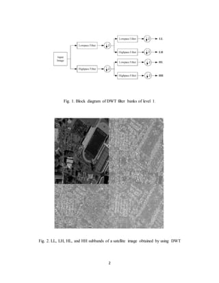 discrete wavelet transform based satellite image resolution enhancement | DOCX | Photo Editing ...