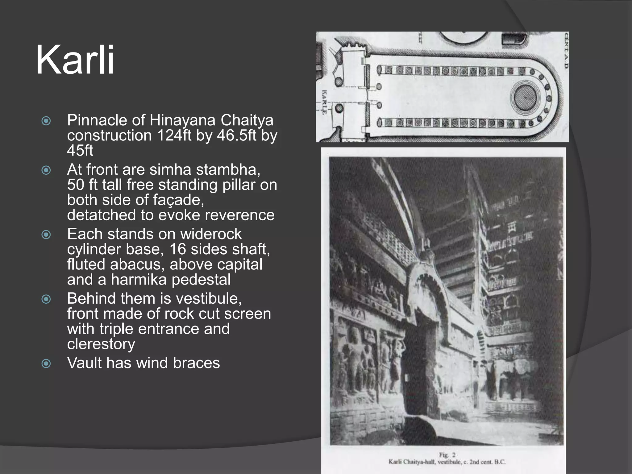 Chaityas and viharas Architecture | PPTX