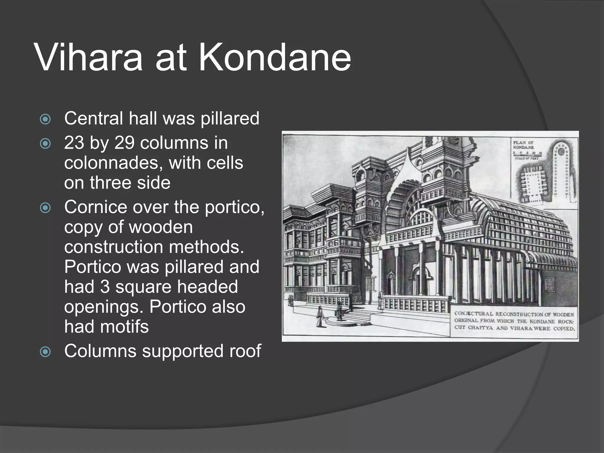 Chaityas and viharas Architecture | PPTX