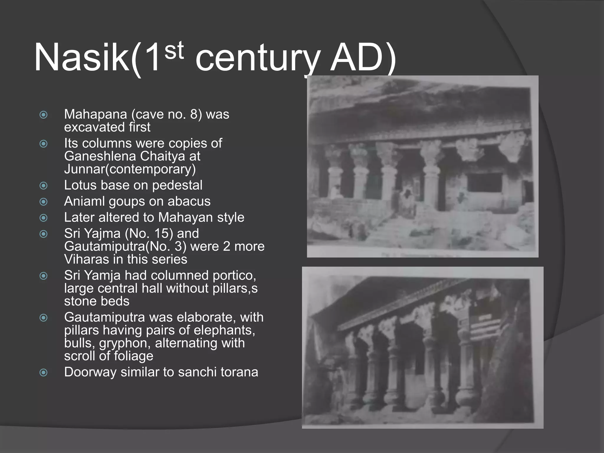 Chaityas and viharas Architecture | PPTX