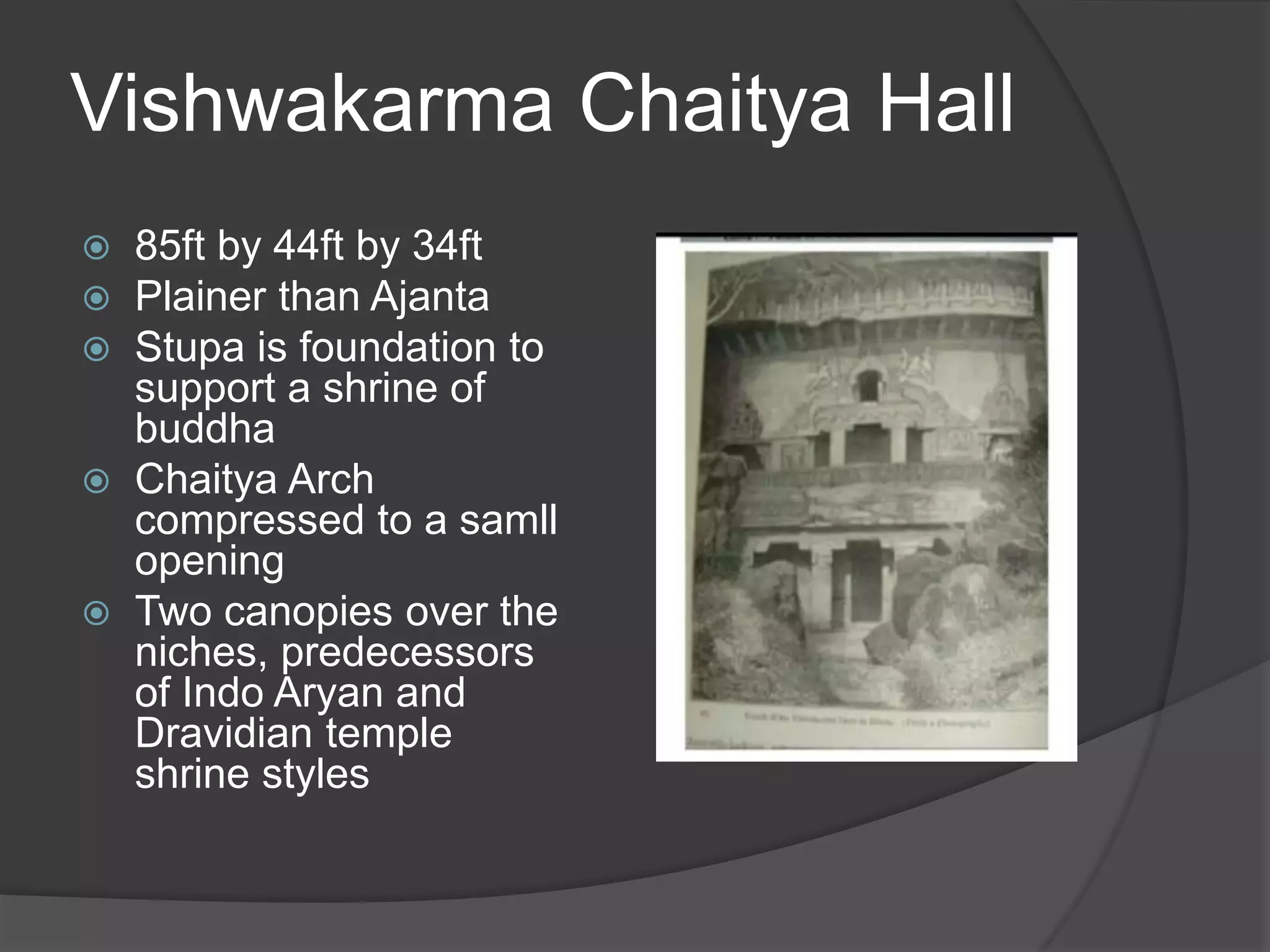 Chaityas and viharas Architecture | PPTX