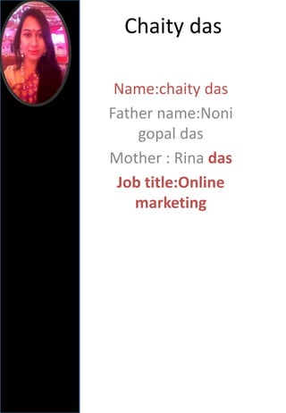 Chaity das presentation | PPTX