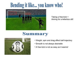Physics of Sports - Football and Tennis | PPT