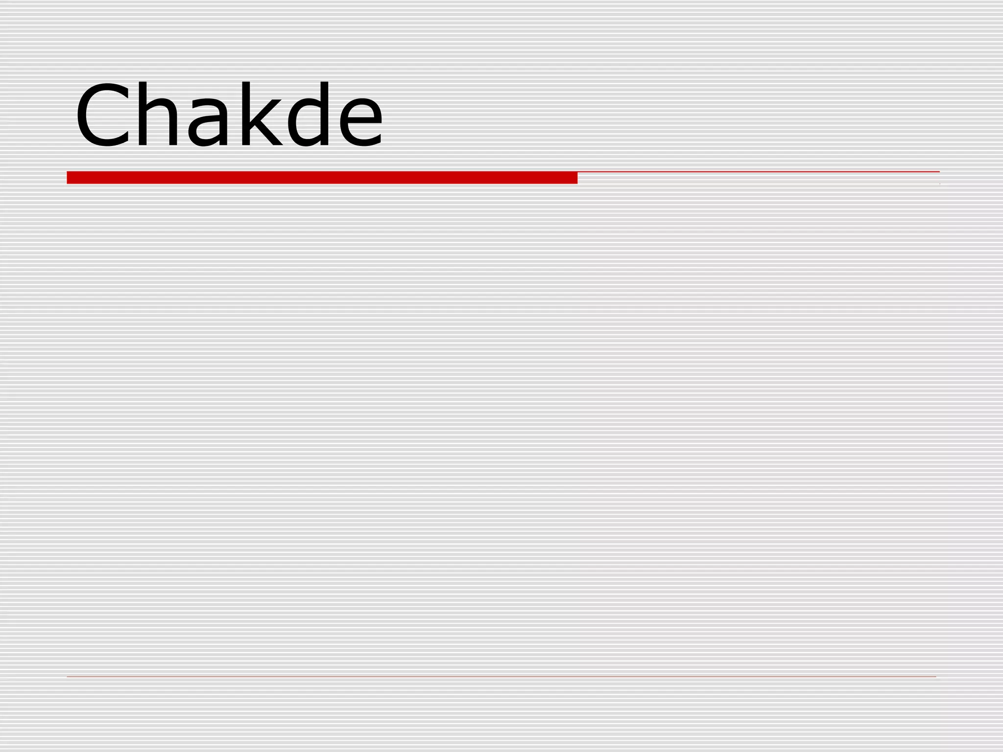 Chakde | PPT