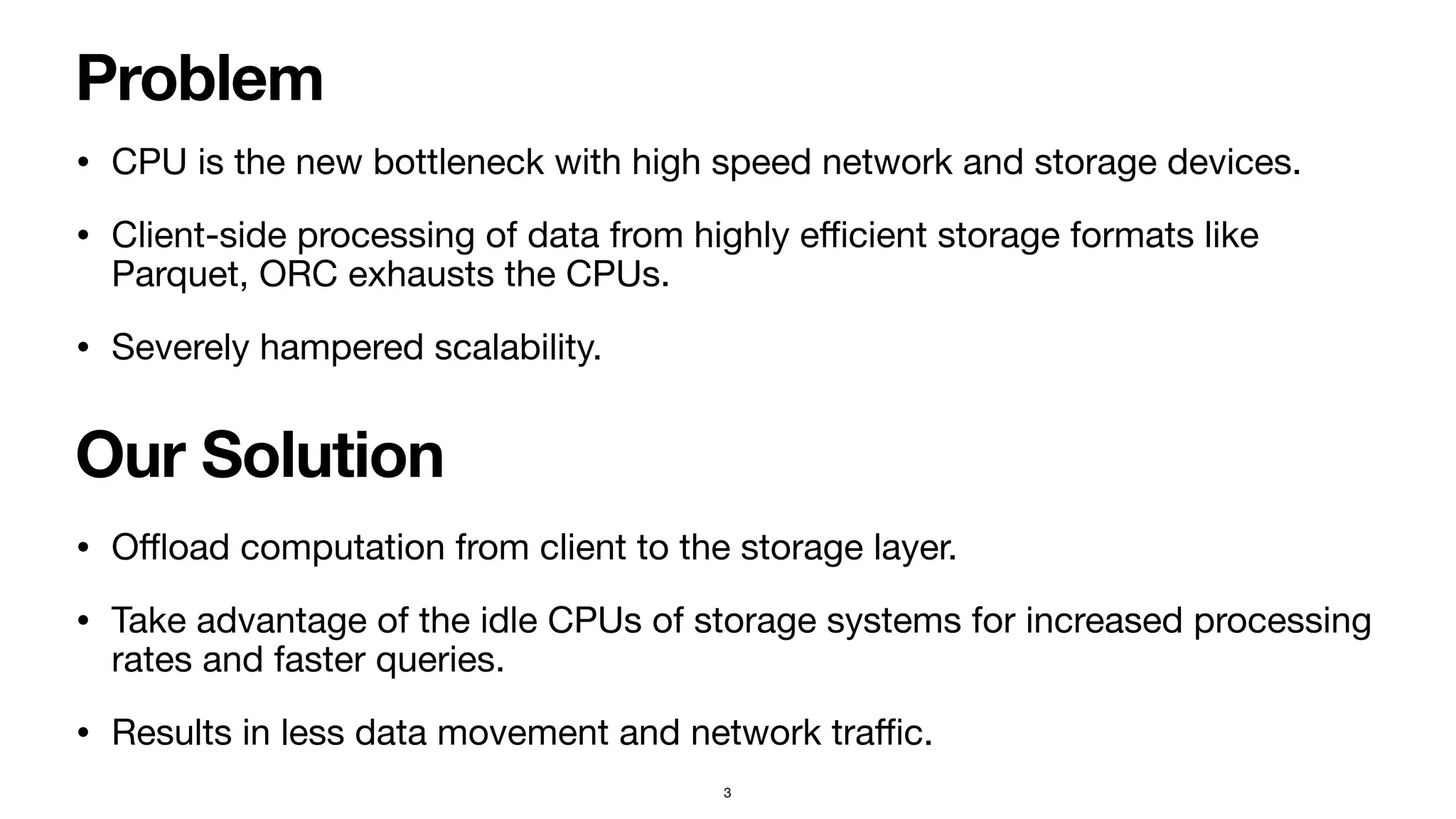 SkyhookDM - Towards an Arrow-Native Storage System | PPT