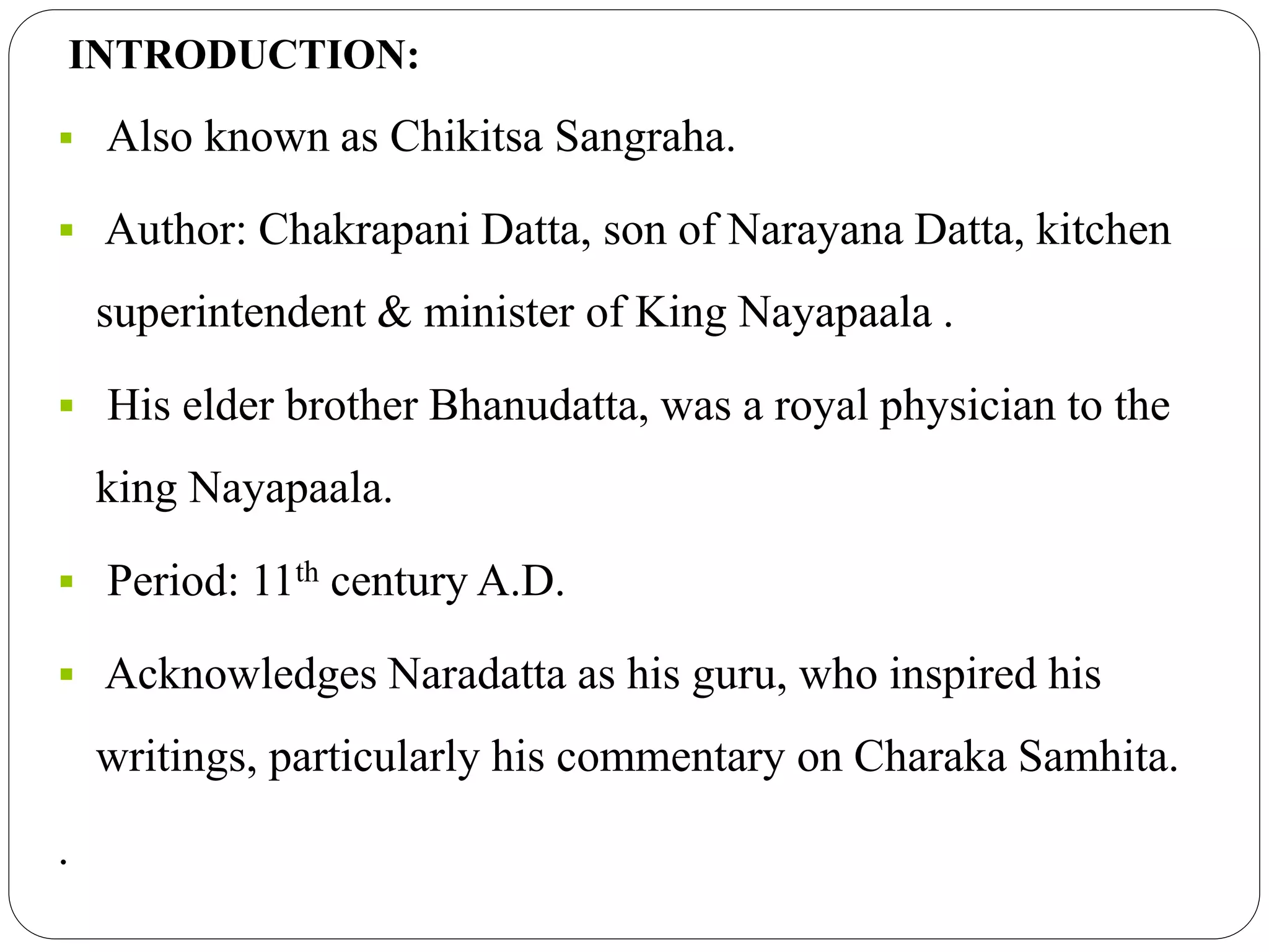CHAKRADATTA BOOK REVIEW | PPTX