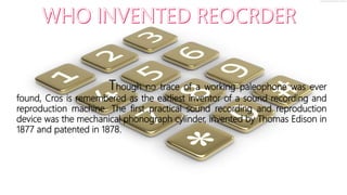 TELEPHONE CONVERSATION RECORDING | PPTX