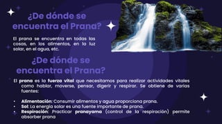 Chakras y pranayama de la práctica de yoga | PPTX