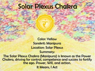 Chakras PPP | PPT