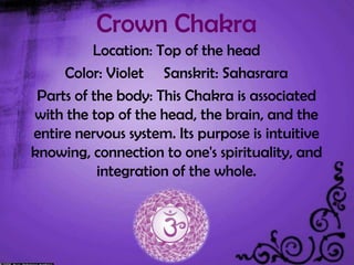 Chakras PPP | PPTX | Hinduism | Religion & Spirituality
