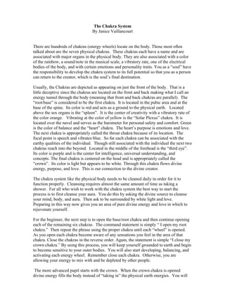 Chakras | PDF