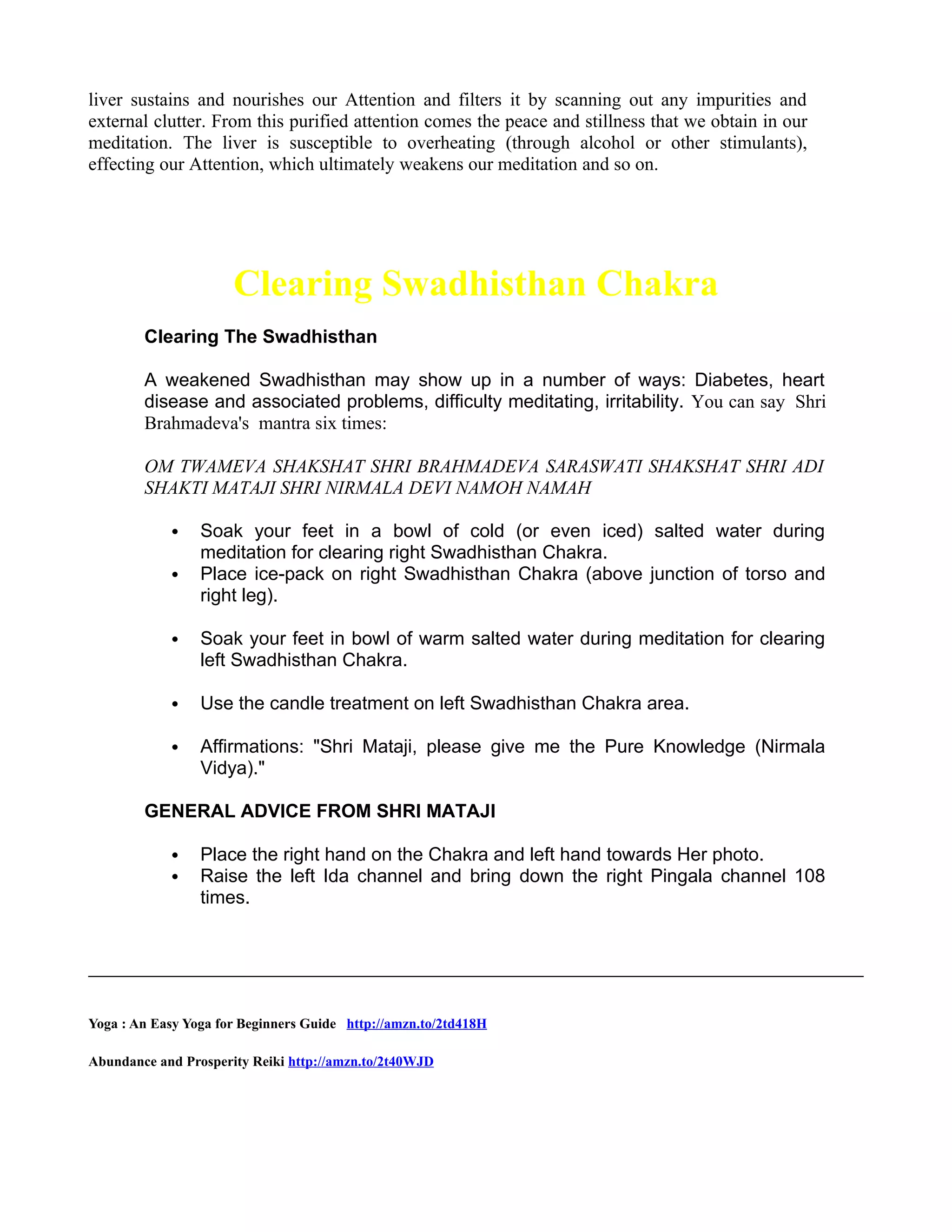 ALL THE SEVEN CHAKRAS AND TECHNIQUES FOR CLEARING THEM | PDF