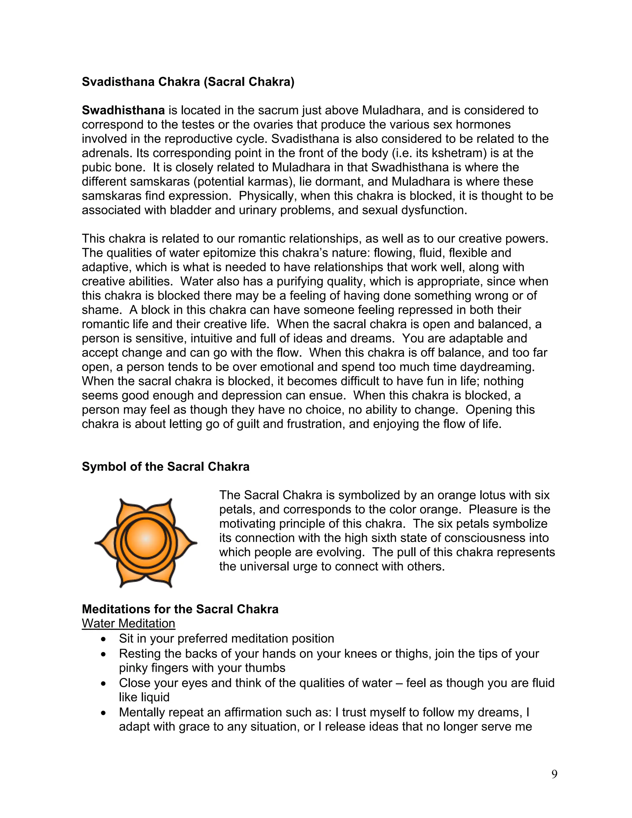 chakras description notes in detail with images | PDF