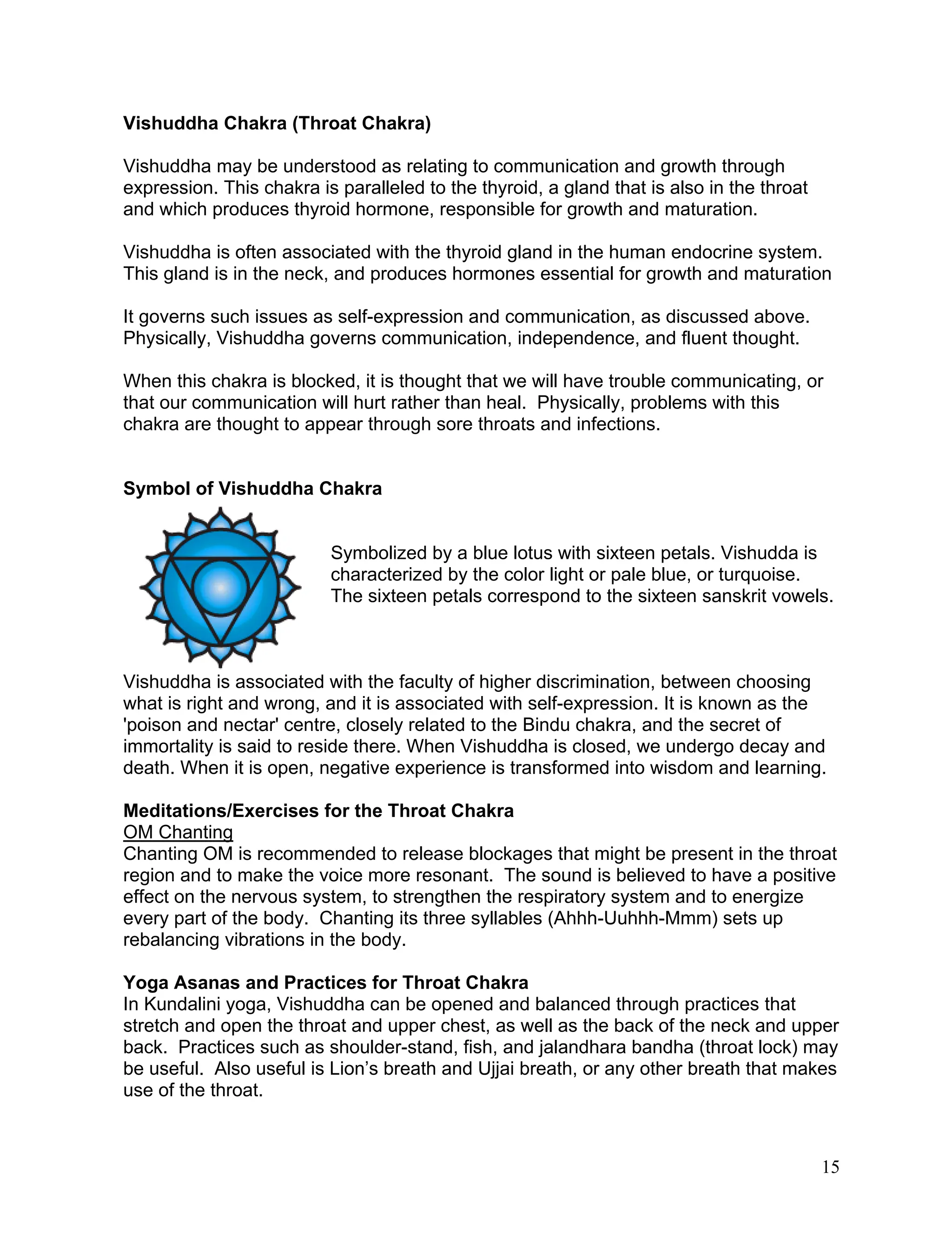 chakras description notes in detail with images | PDF