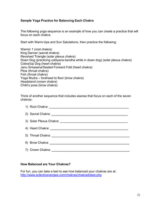 chakras description notes in detail with images | PDF