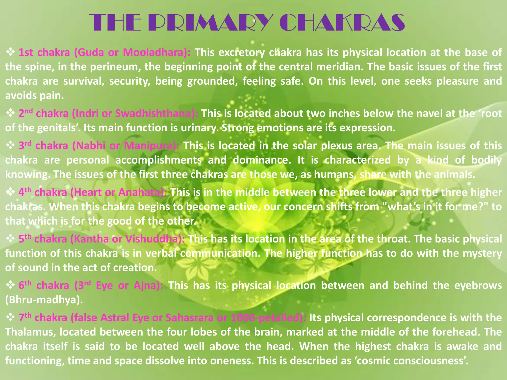 Chakras of the micro & macrocosm | PDF
