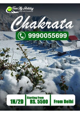 Chakrata Tour Packages Explore Waterfalls Trekking Hill Views | PDF