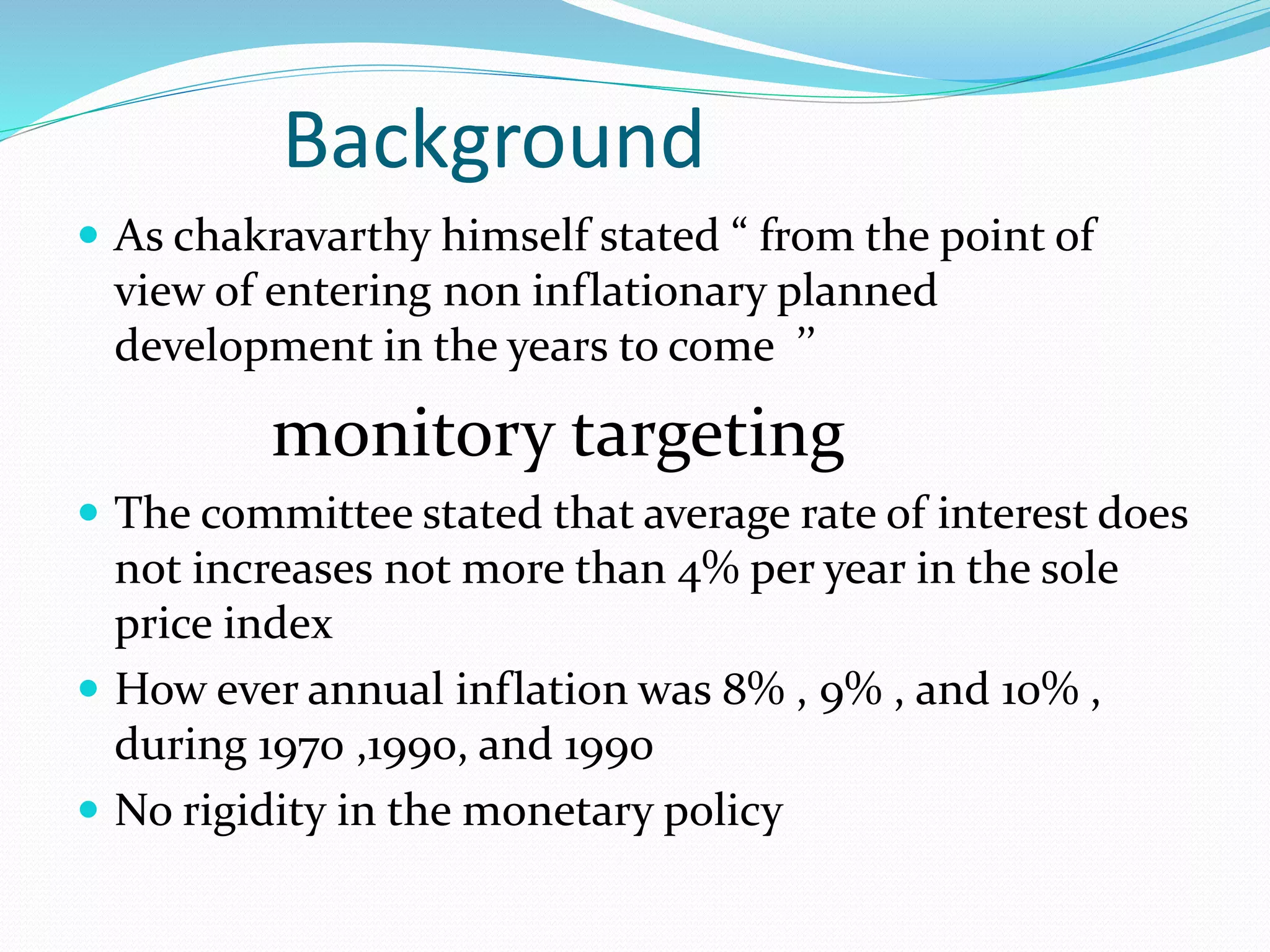 Chakravarthy commitee ppt | PPTX