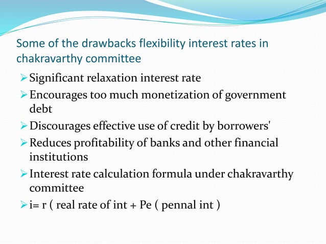 Chakravarthy commitee ppt | PPTX