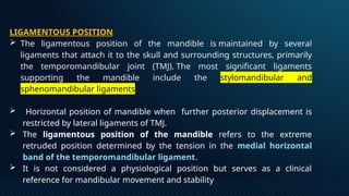 mandibular movements and their importance | PPTX
