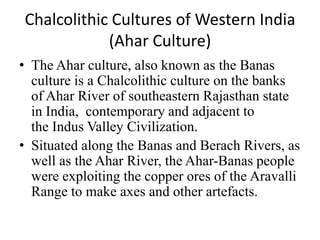 Chalcolithic cultures of india | PDF