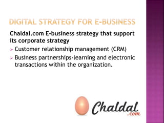 E-Business analysis of Chaldal.com | PPTX