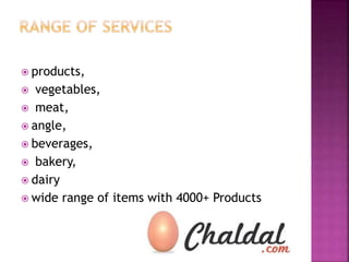 E-Business analysis of Chaldal.com | PPTX