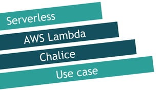 Chalice microframework 101 (eng) | PPT