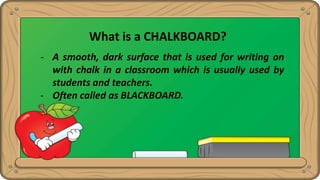 Chalkboard | PPT