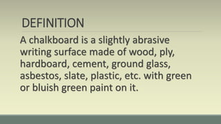 Chalk board | PPTX