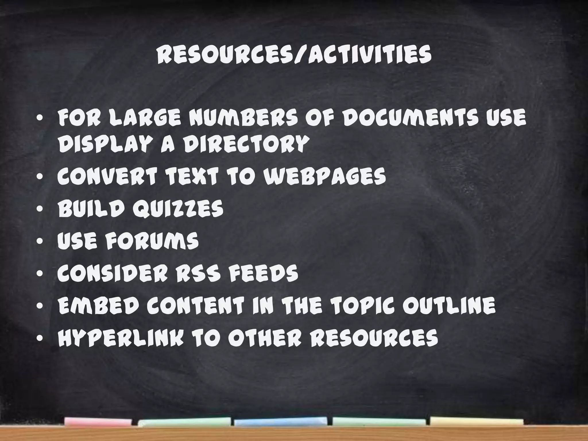 Moodle course design | PPTX