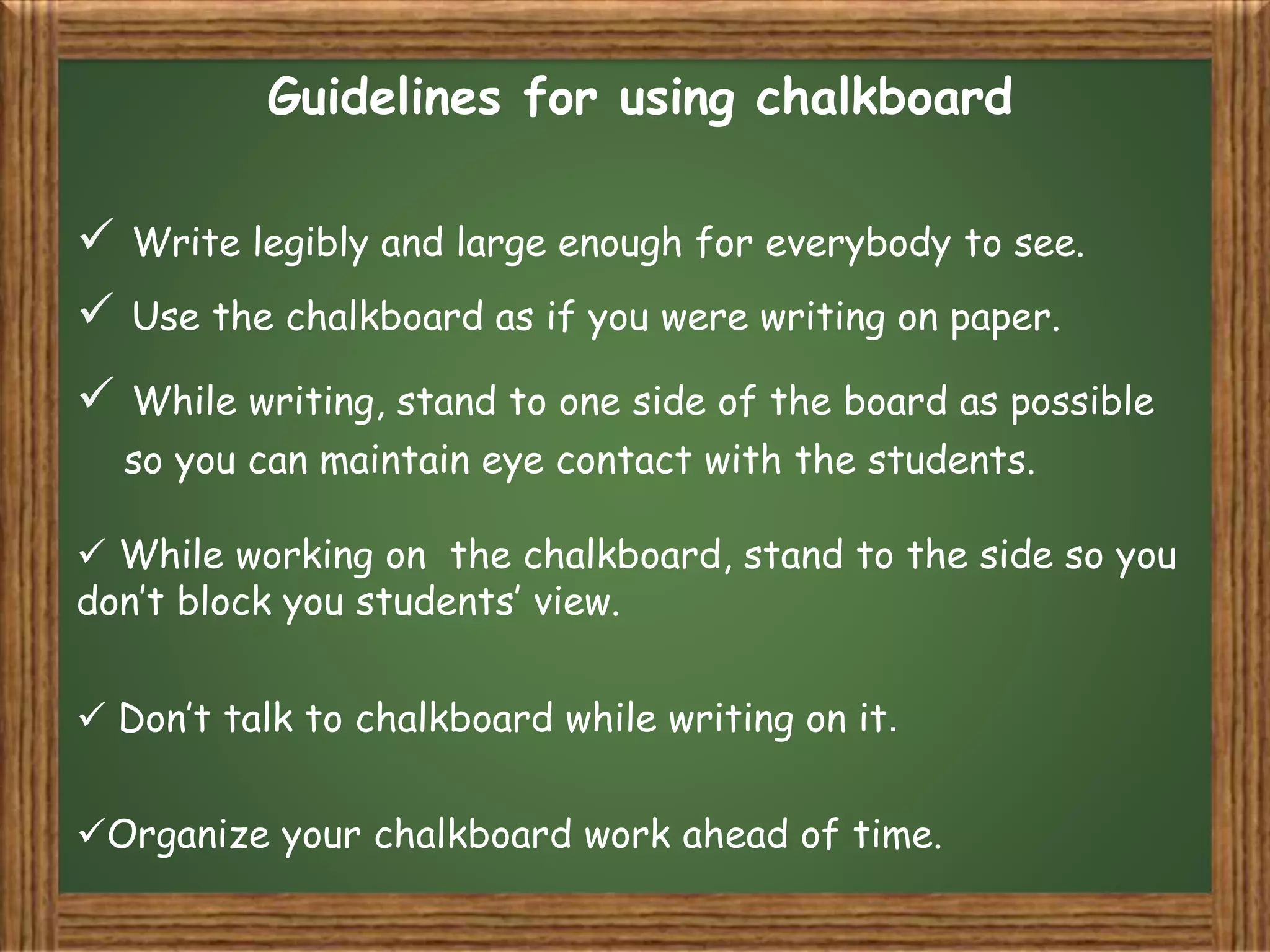 Chalkboard and other display board | PPTX