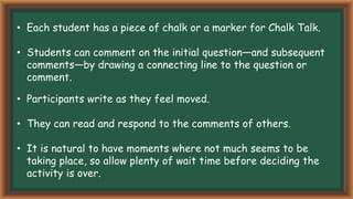 Chalk Talk | PPTX
