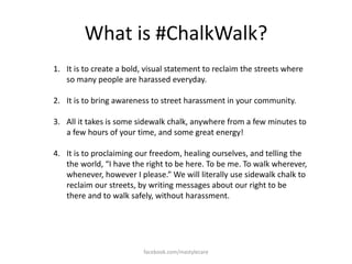 #Chalk walk event Guide | PPT