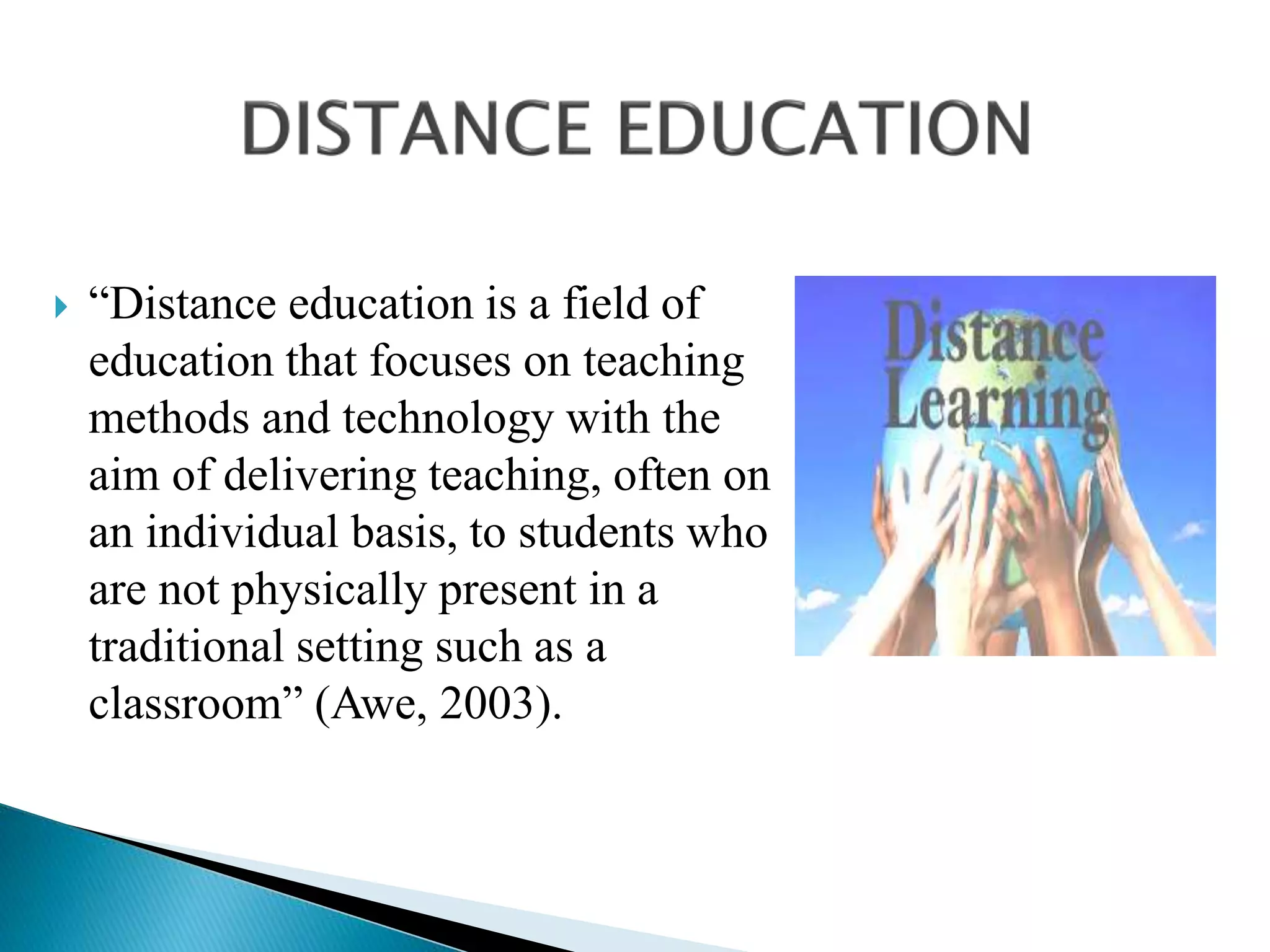 Challenges and issuesof distance education Pakistan | PPTX