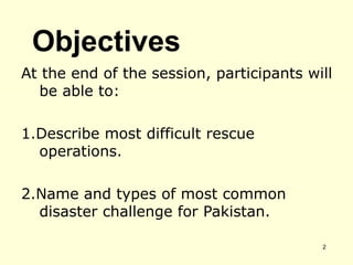 Challenges for rescue 1122 | PPT
