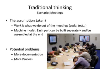 Becoming Agile - Challenge the Traditional Thinking | PPTX