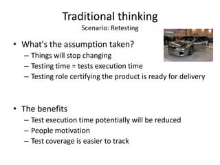 Becoming Agile - Challenge the Traditional Thinking | PPTX