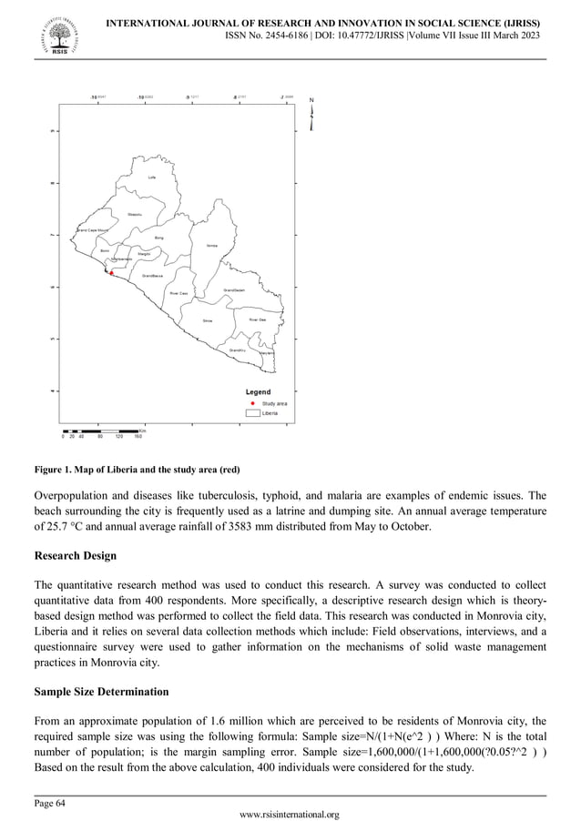 Challenges and Prospects of Solid Waste Management in Monrovia City ...
