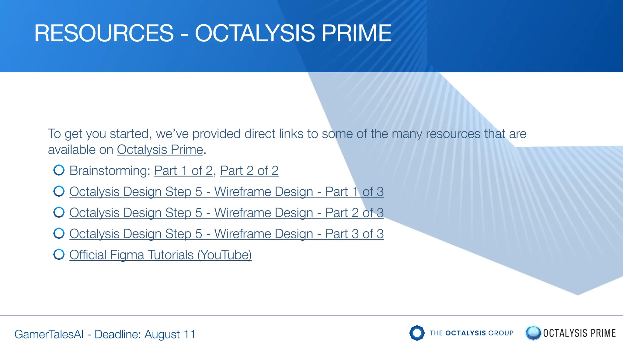 Octalysis Prime Challenge - GamerTalesAI | PPT