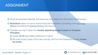 Octalysis Prime Challenge - GamerTalesAI | PPT