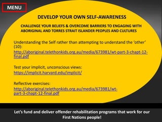 Challenge yourself to reduce aboriginal incarceration v2 | PPT