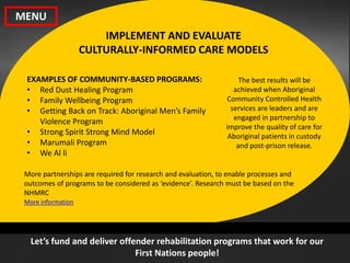 Challenge yourself to reduce aboriginal incarceration v2 | PPT