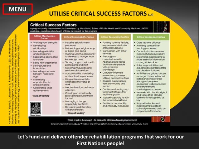 Challenge yourself to reduce aboriginal incarceration v2 | PPT