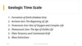 Challenge 1_Lec 2.pptx the science of global challenges | PPTX