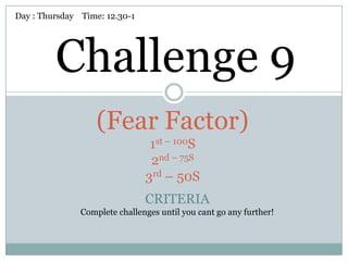 Challenges 2011 | PPTX